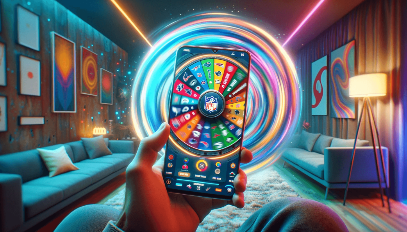 Roda aleatória de equipes da NFL - Aplicativo Random Spin Wheel