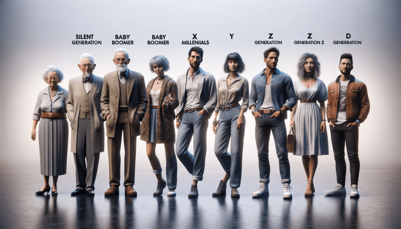 Le guide ultime des différentes générations : Silent, Baby Boomer, X, Y ...