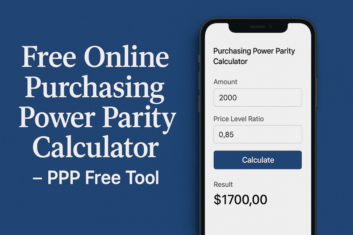 Darmowy kalkulator parytetu siły nabywczej online - bezpłatne narzędzie ...
